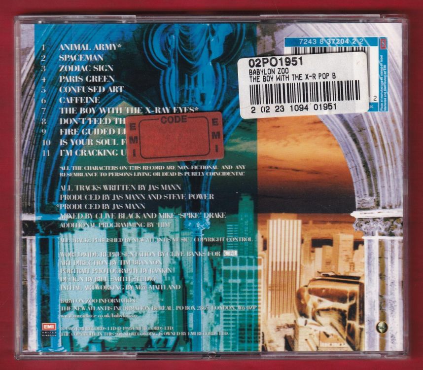 Babylon Zoo - The Boy With The X-Ray Eyes (CD) (Gebraucht) in Zürich ...