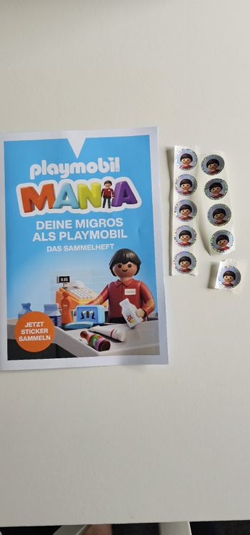 Migros Mania Playmobil 10 Sticker (Neu und originalverpackt) in Lengnau ...