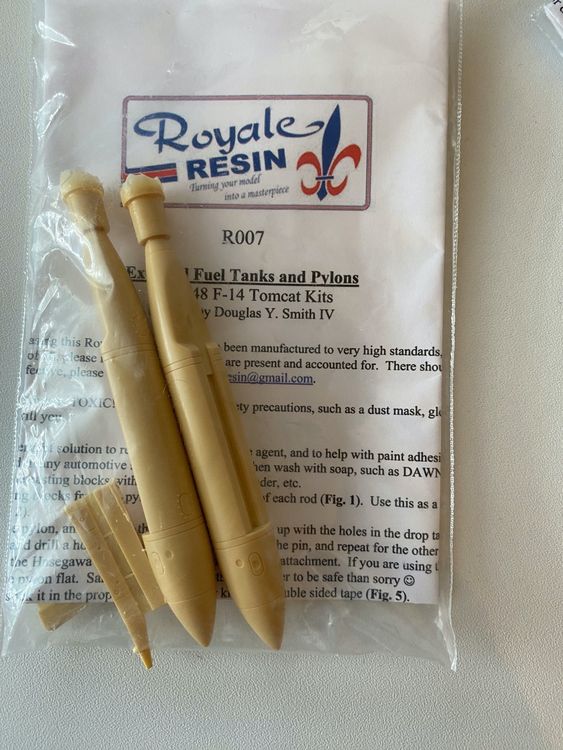 1/48 F-14 TOMCAT EXTERNAL FUEL TANKS AND PYLONS (Gebraucht) in ...
