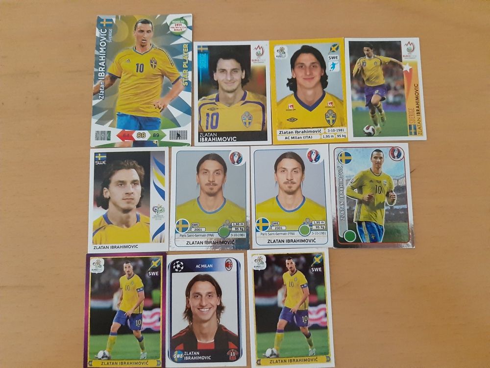 Panini Ibrahimovic Sticker Set diverse Turniere | Kaufen auf Ricardo
