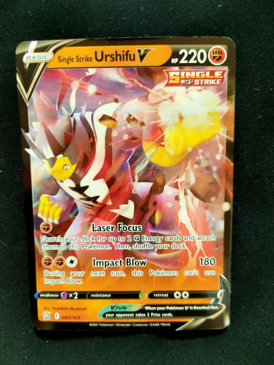 Pokemon Card Single Strike Urshifu Battle Styles English EN (Gebraucht ...