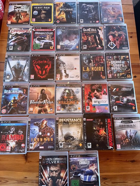 27 PS3 Games (Gebraucht) in Lengnau BE für CHF 218 – mit Lieferung auf ...