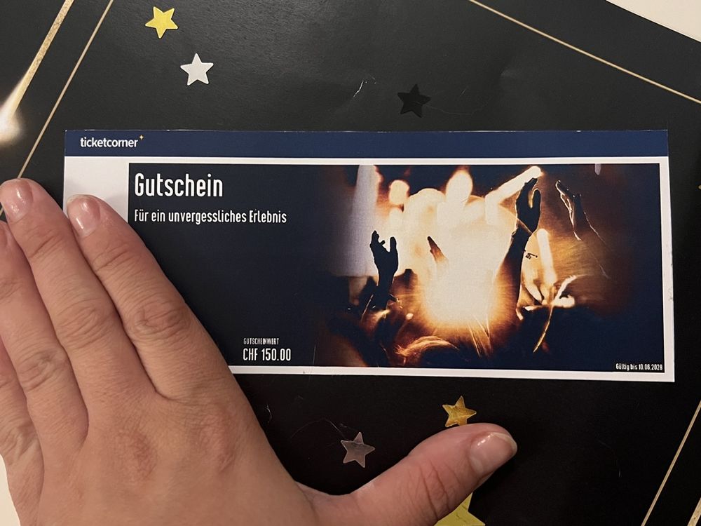 CHF 150.- Ticketcorner Gutschein - du sparst CHF 20.-!! (Neu und ...