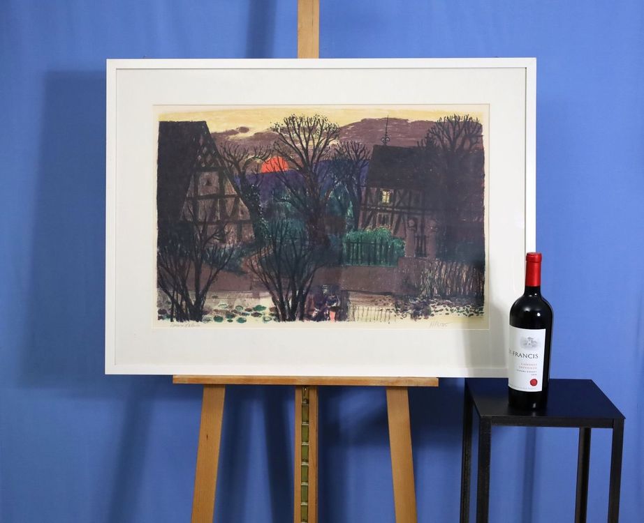 Heinz Keller 1928-2019, grosser Holzschnitt, handsigniert (Gebraucht) in Zug für CHF 45 – nur ...