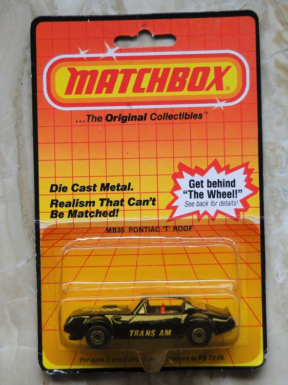 MATCHBOX USA - Pontiac Trans Am 'T' Roof - MB 35 (Neu und ...