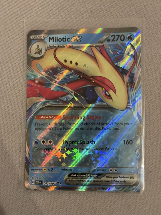 Pokémon Milotic ex 042/191 Surging Sparks (Neu (gemäss Beschreibung ...