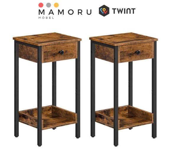 2er Set Nachttisch Beistelltisch mit Schubladen (Neu und originalverpackt) in Lachen SZ für CHF ...