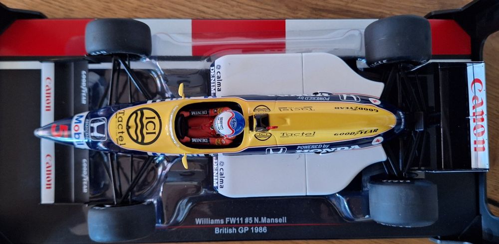Williams FW11 Honda Nigel Mansell F1 Model Car Group1:18 (Neu und ...