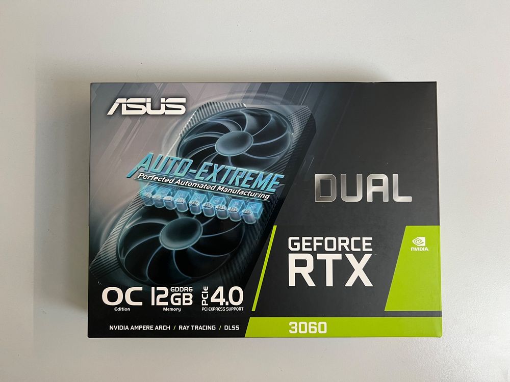 Grafikkarte Asus Dual GeForce RTX 3060 V2 OC Edit. 12GB LHR (Gebraucht ...
