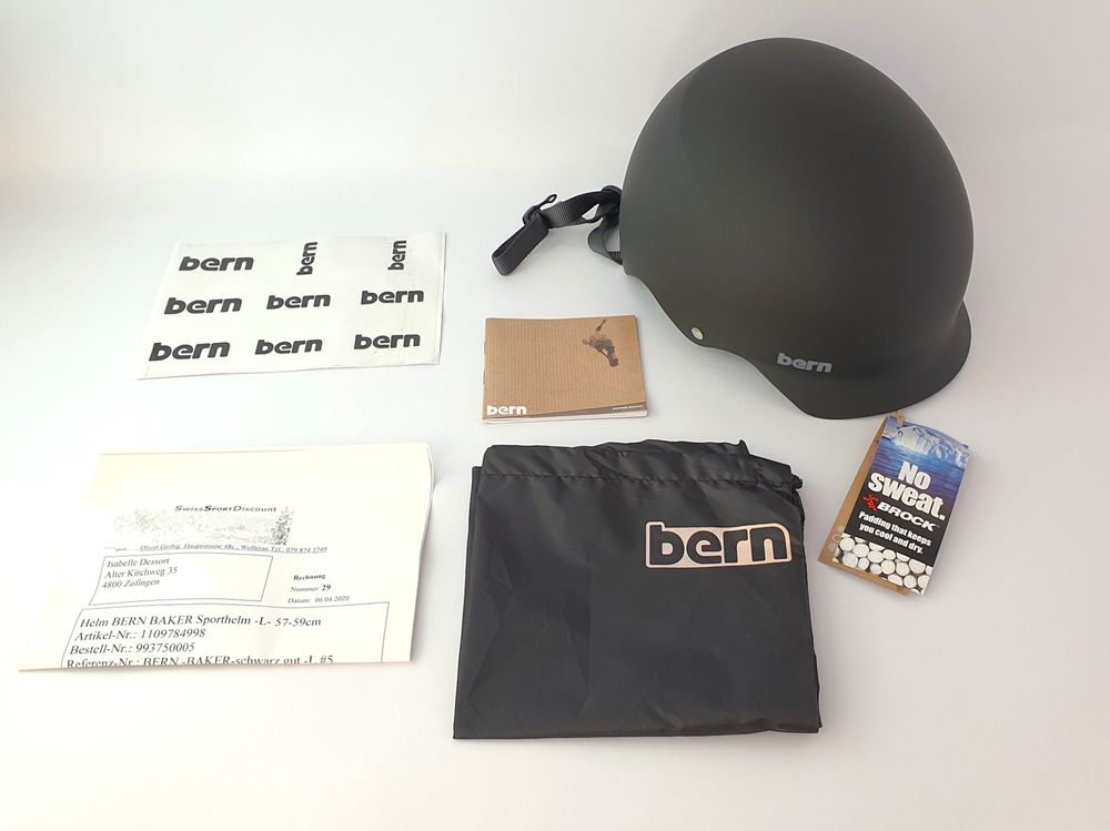 BERN BAKER Skatehelm Schwarz | Kaufen auf Ricardo