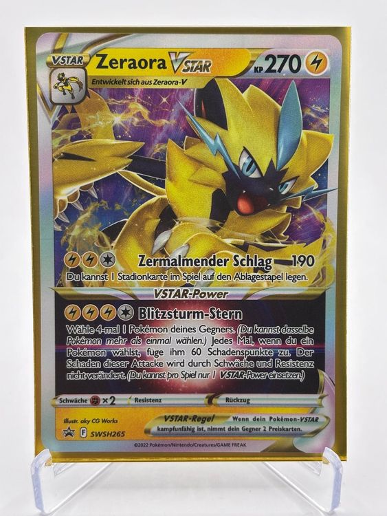 Schwert & Schild Promos - Zeraora VSTAR (SWSH 265) - De (Neu (gemäss Beschreibung)) in Allschwil ...