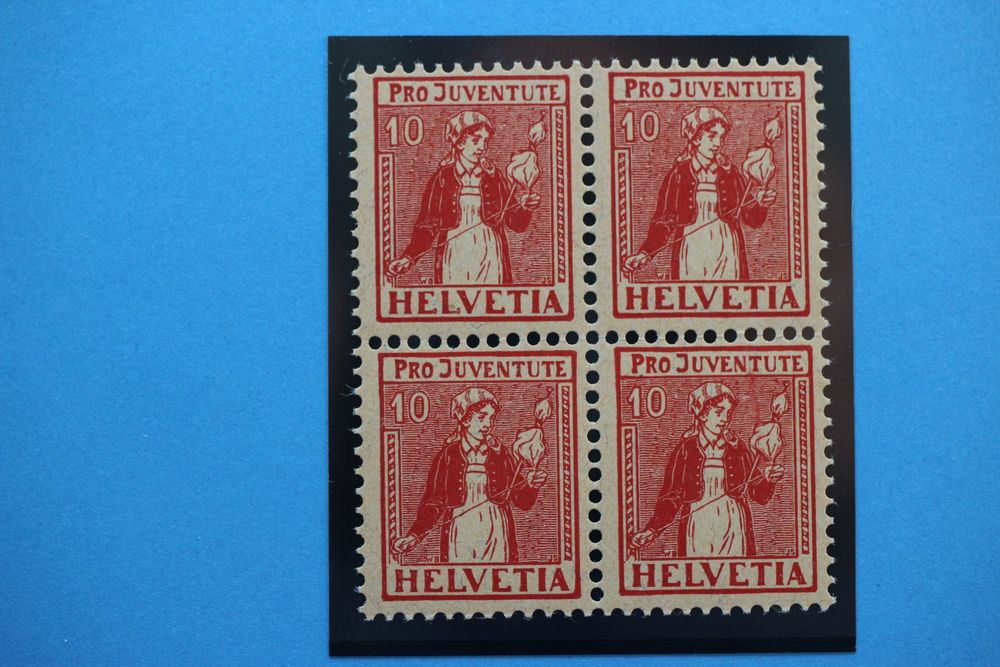 PJ 1917 - BLOCK Nr. 9 - postfrisch ** - TESSINERIN - CHF 280 (Neu ...