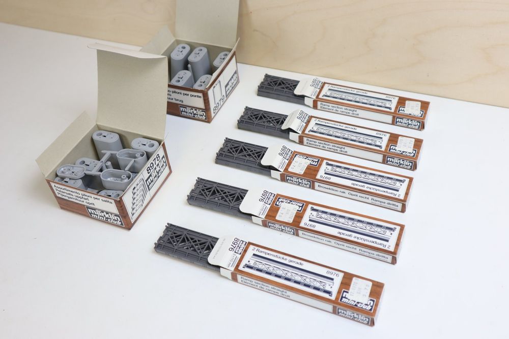 Märklin mini club viele Brücken & Pfeiler Set - 8976/78/79 (Gebraucht ...