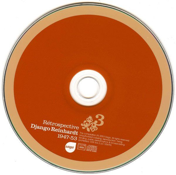 Django Reinhardt RÉTROSPECTIVE 1934-53 Roger Guérin Jazz 3CD (Gebraucht ...