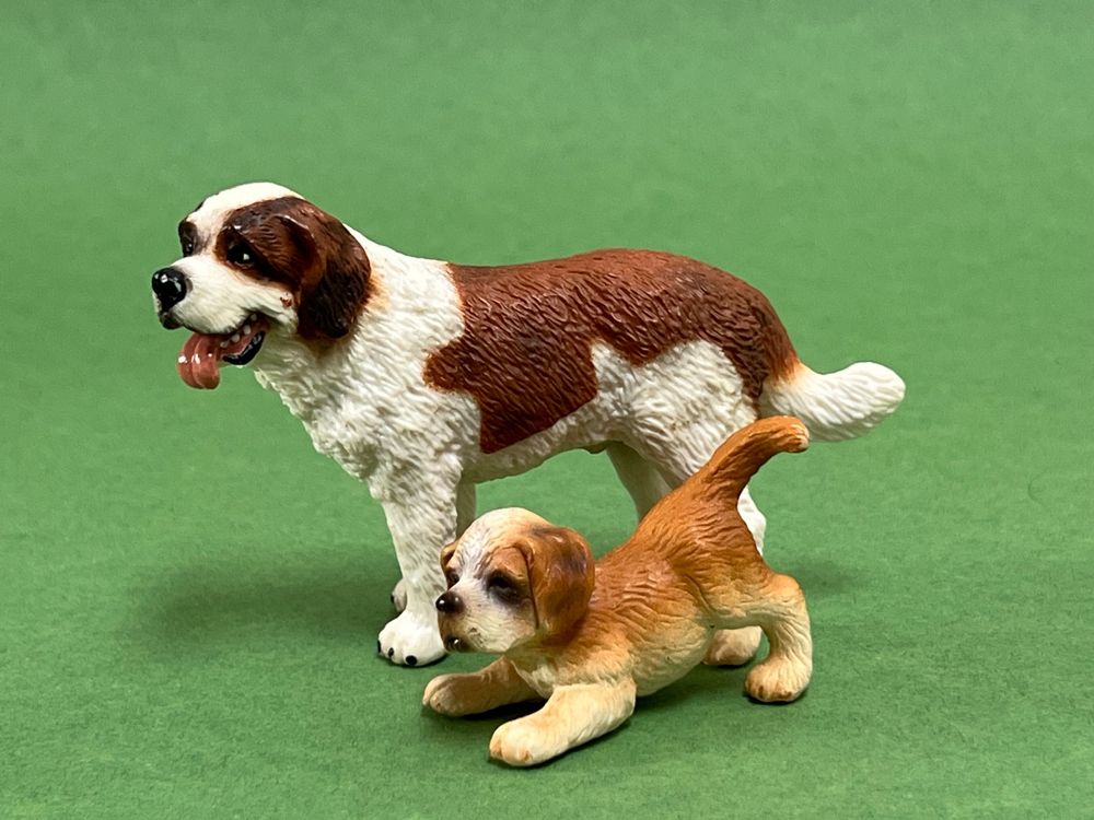 Schleich Bernhardiner Rüde Hund Welpe | Kaufen auf Ricardo