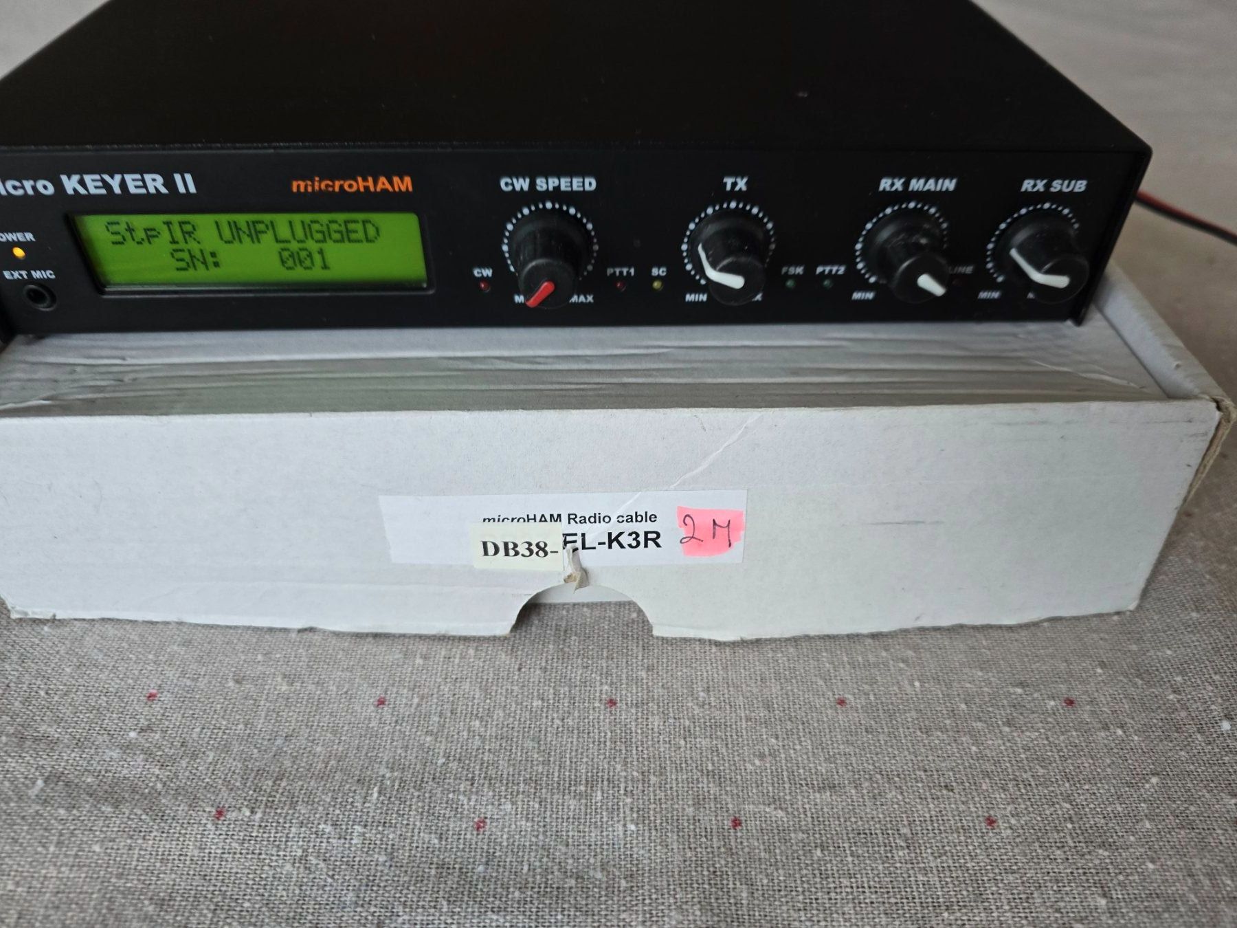 microHAM «micro KEYER II» mit Anschlusskabel für Elecraft 3 (Gebraucht ...