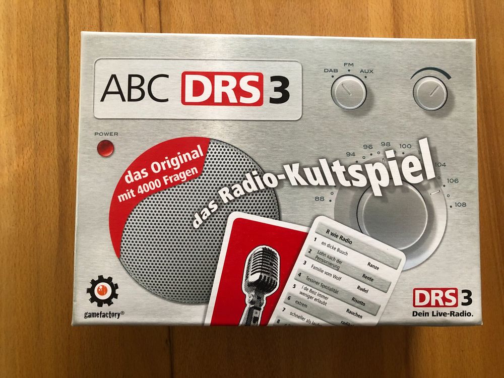 ABC DRS 3 Radio-Kultspiel 4000 Fragen Gamefactory Gut (Gebraucht) in Basel für CHF 15 – mit ...