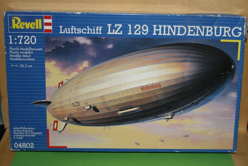 Modellbausatz Revell " Luftschiff Hindenburg LZ 129 " (Gebraucht) in ...