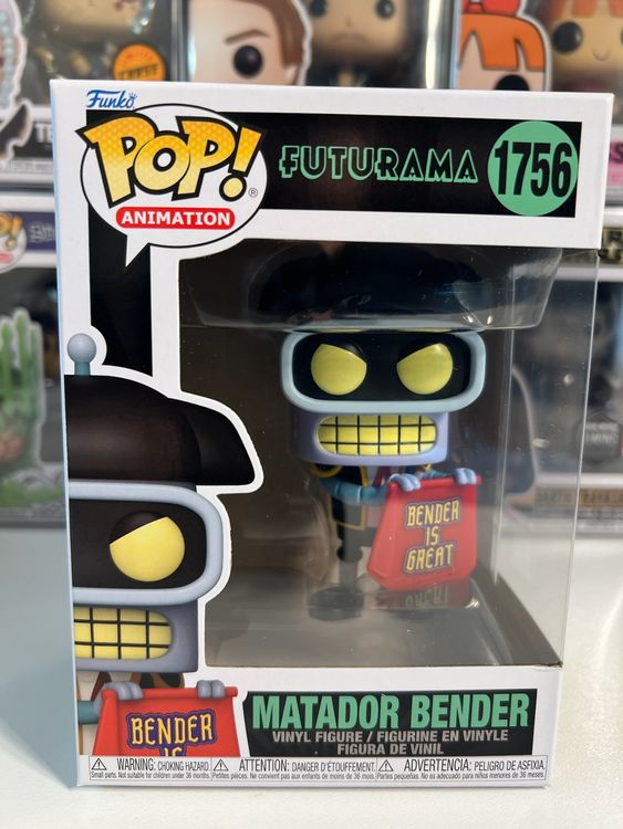 Funko POP! Animation Futurama Matador Bender (Neu und originalverpackt ...