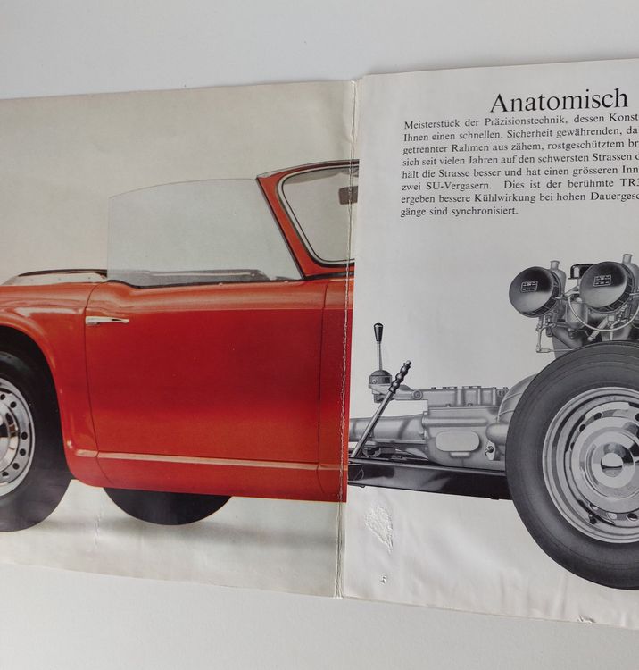 Prospekt Triumph TR 4 Brochure Katalog Auto (Gebraucht) in Schenkon für ...