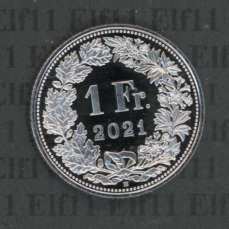 CHF___1.00 2021 stgl * aus Stgl-Münzsatz! 1 Franken | Kaufen auf Ricardo