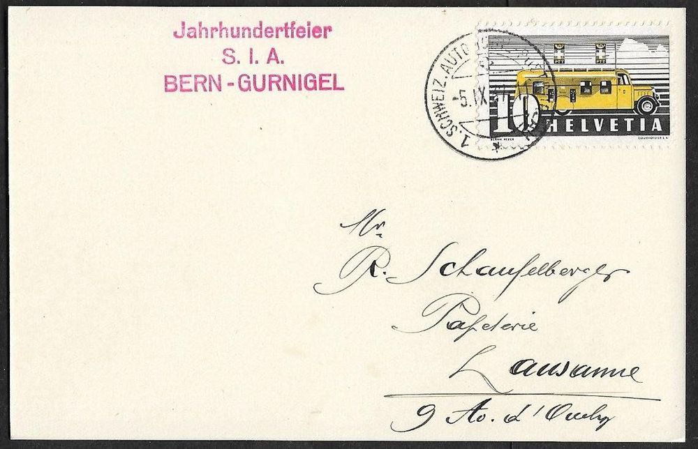 1937 FDC Karte Automobilpost Nr. 210x | Kaufen auf Ricardo