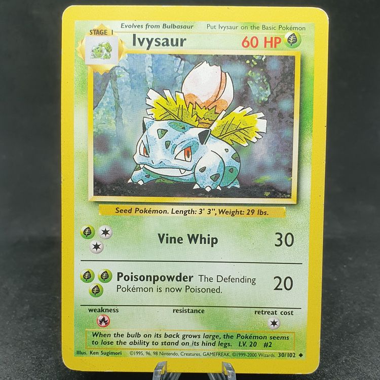Pokémon Base Set 4th Print Ivysaur Kaufen Auf Ricardo