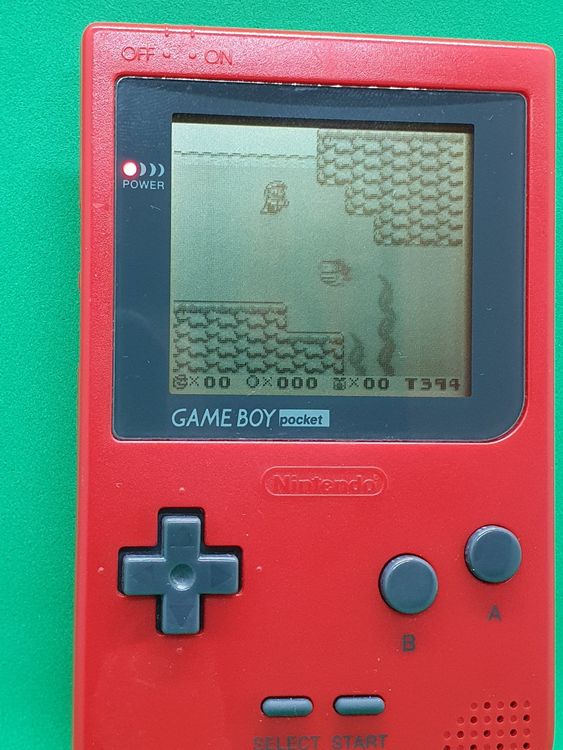 Nintendo Gameboy Pocket rot mit Super Mario Land 1 und 2 (Gebraucht) in ...