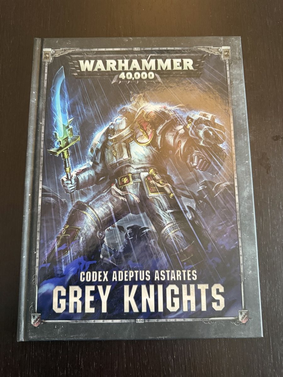 Warhammer 40.000 Codex Adeptus Astartes Grey Knights! (Nuovo (secondo ...