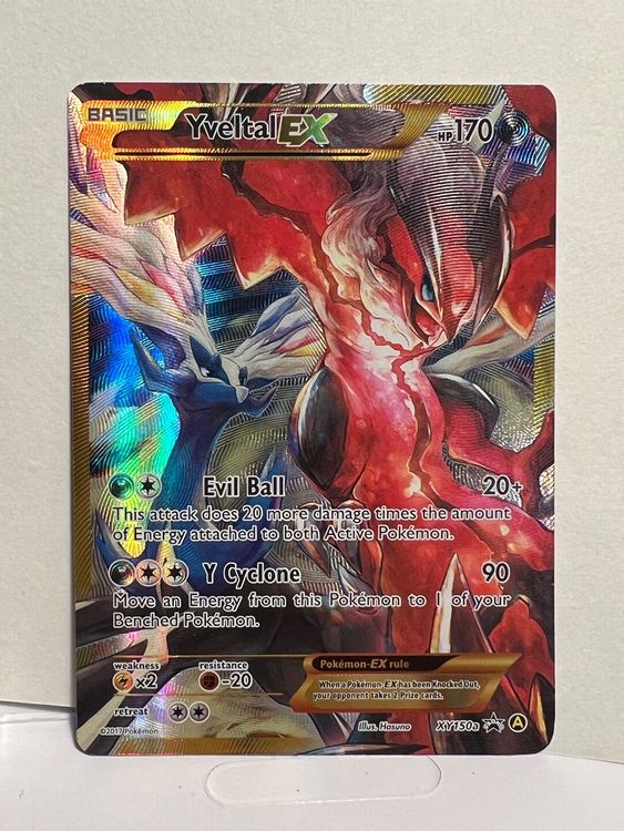 Yveltal EX Full Art Promo XY150a Pokémon Carte Karte 2017 | Kaufen auf Ricardo
