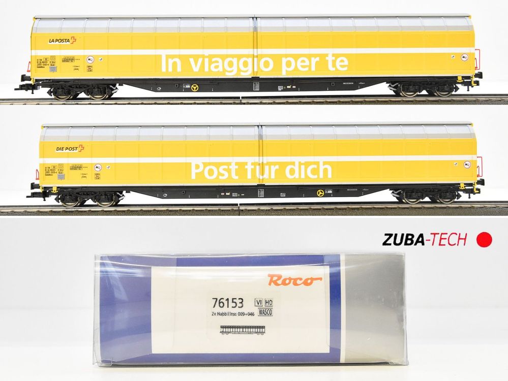 Roco 76153 Schiebewandwagen-Set 2-tlg Wascosa H0 GS mit OVP (Neu ...