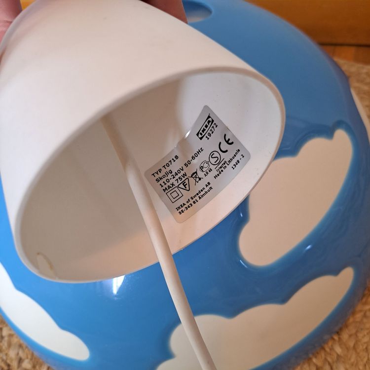 💡Lampe vintage Ikea 1990 Skojig, Nuage / Wolkenlampe (Gebraucht) in ...