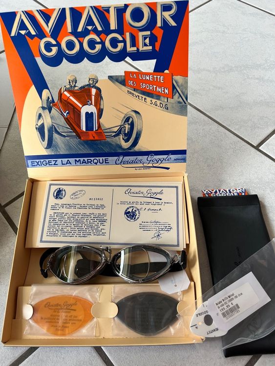 Léon Jeantet Aviator Goggles - Optical - Motorradbrille | Kaufen auf Ricardo