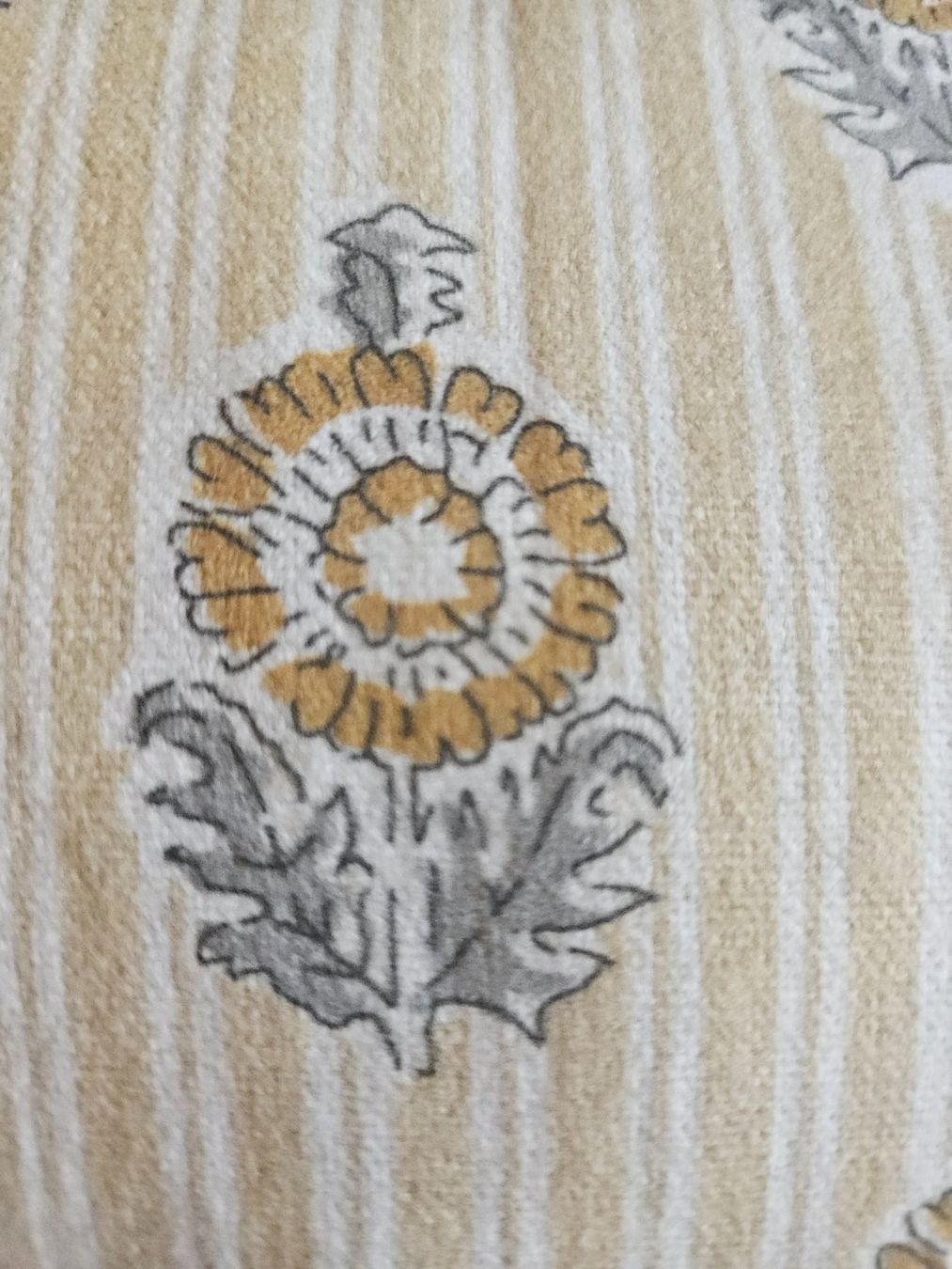 Coussin neuf canevas vintage scene de village et lac (Neuf avec ...