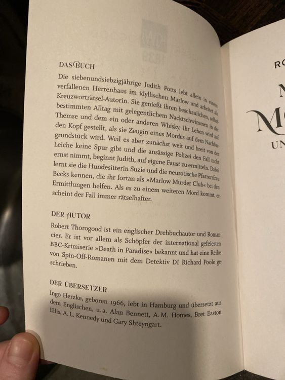 Roman Mrs Potts' Mordclub und der tote Nachbar - Thorogood | Kaufen auf ...