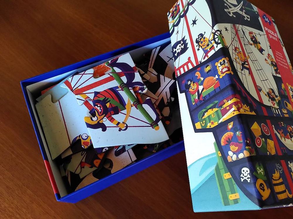 Puzzle gigante La nave dei pirati (Usato) a Sessa per CHF 10 – solo ...