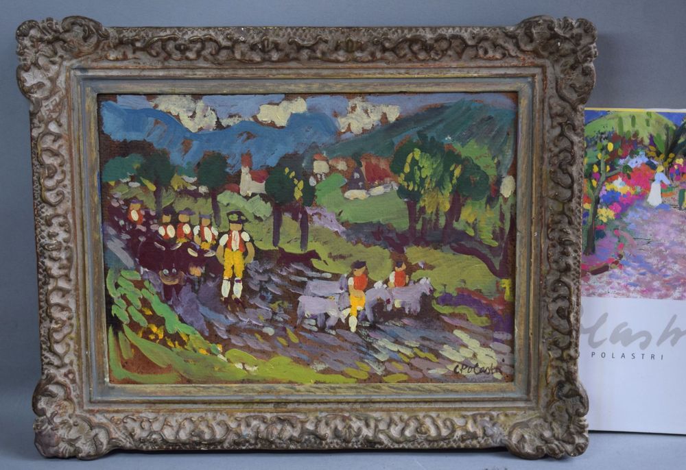 Gemälde C. Polastri (1933-2009) Alpaufzug Appenzell (Gebraucht) in ...