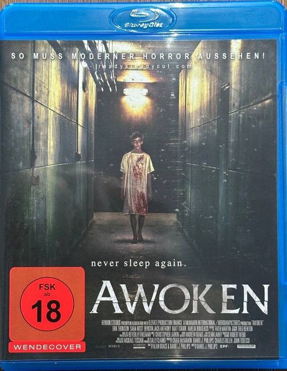 Awoken Blu-ray Horrorfilm, neuwertig, top Zustand, FSK 18 (Gebraucht ...