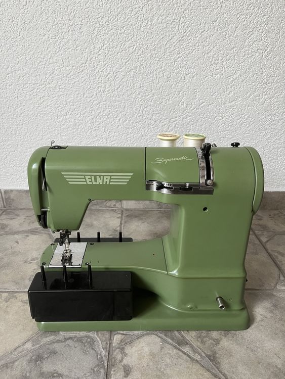 Vintage Elna Supermatic Nähmaschine - Schweizer Präzision (Gebraucht ...