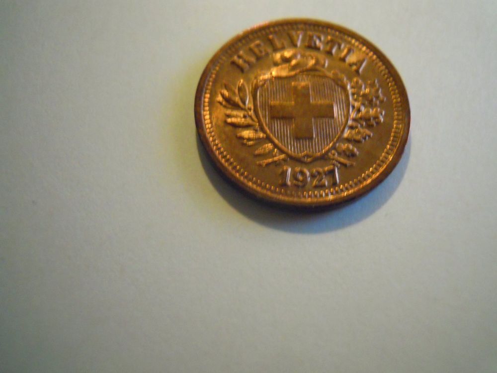 1 Rp. 1927 unz/ stgl (Neu (gemäss Beschreibung)) in Kriegstetten für CHF 7 – mit Lieferung auf ...