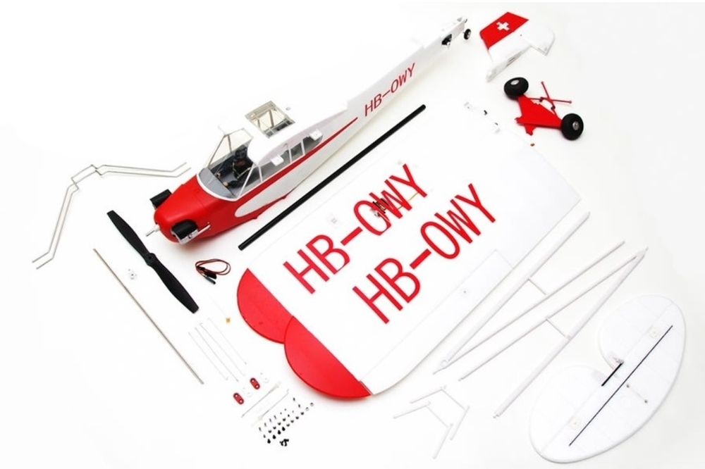 FMS Piper J3 Cub - V4, Spannweite: 1400mm, PNP-Set mit Gyro | Acheter sur Ricardo