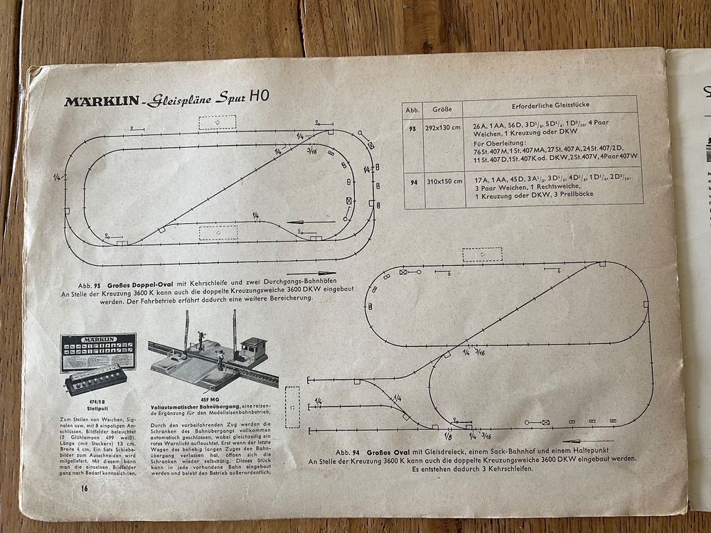 Märklin Gleispläne Spur H0 n°763 - Vintage (D'occasion) à Sissach pour ...