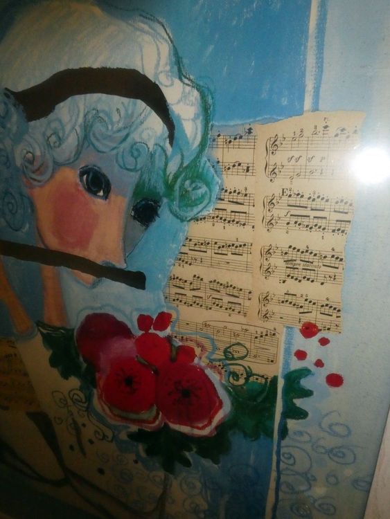 ROSINA WACHTMEISTER 1995 EINGERAHMT-GLAS 85 x 70.2 cm. (Gebraucht) in Spreitenbach für CHF 19 ...