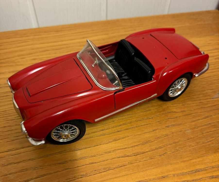 Lancia Aurelia, B24 Spider, 1955, rot, 1:18 Burago (Gebraucht) in Nürensdorf für CHF 25 – mit ...