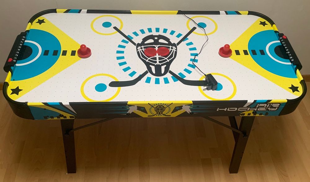 Air Hockey Game Table Foldable - L122 x L61 x H76 cm (Neu (gemäss ...