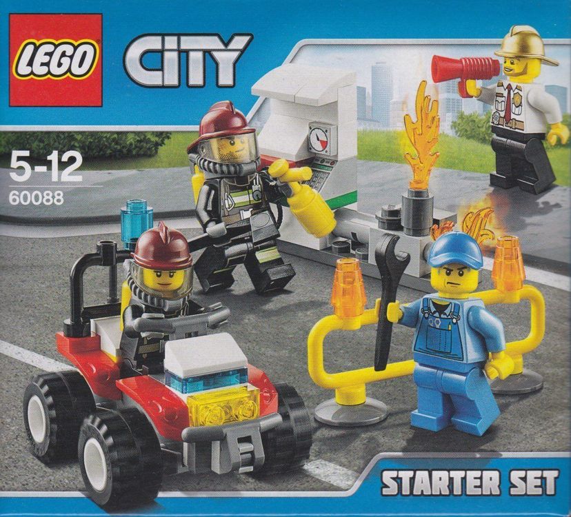 LEGO CITY 60088 STARTER SET DEI POMPIERI (Nuovo e nell'imballaggio ...