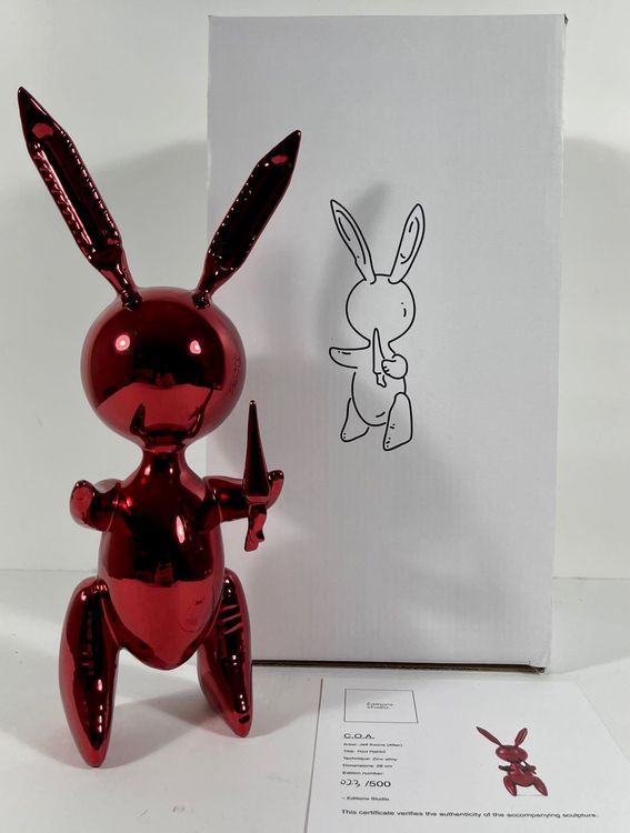 Jeff Koons Balloon Rabbit Red (Gebraucht) in Root für CHF 465 – mit ...
