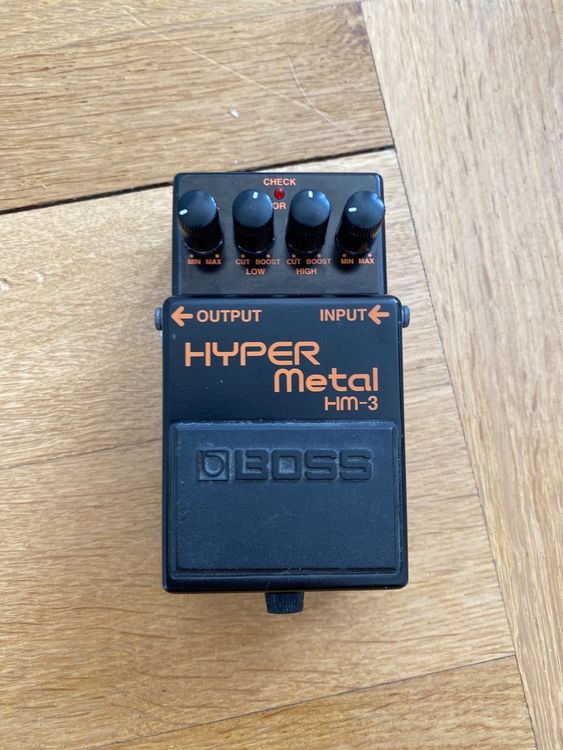 Boss distorsion pedal HM-3 Hyper Metal | Kaufen auf Ricardo
