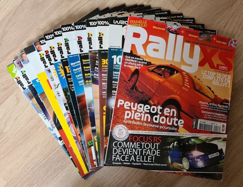 Collection 14 numéros magazine Rally XS WRC | Kaufen auf Ricardo