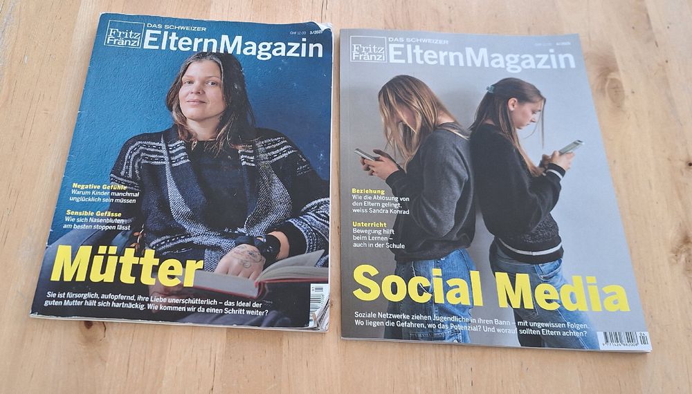 2 Eltern Magazine " Mütter" " Social Media" (Gebraucht) in Bern für CHF 4 – mit Lieferung auf ...